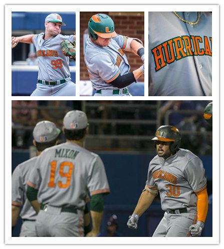 Miami Hurricanes Baseball Jersey 28 Jor Dan Lala 16 Ray Gil 51 Tony ...