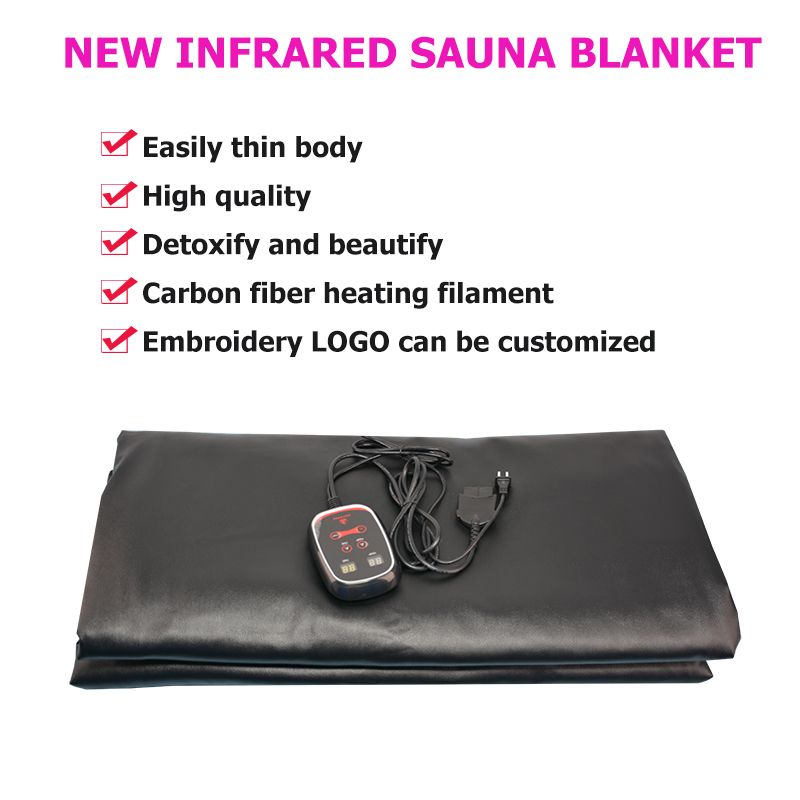 Newest FIR Far Infrared Sauna Blanket Body Slimming Blanket Infrared ...