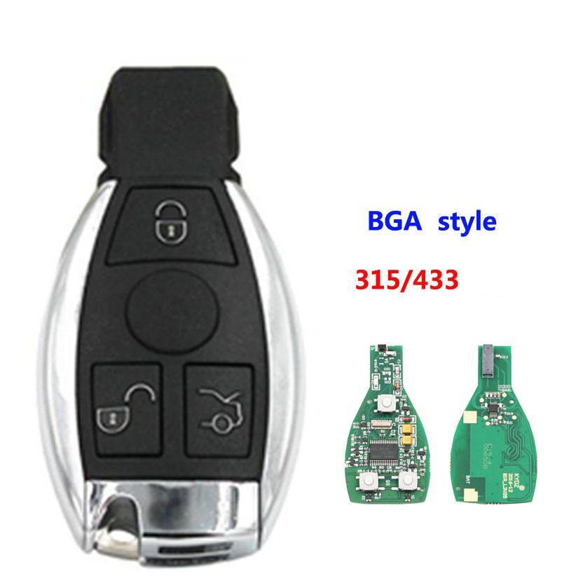 Smart Key 3 Button NEC And BGA And BE Remote Key With 315mhz 434MHZ For ...