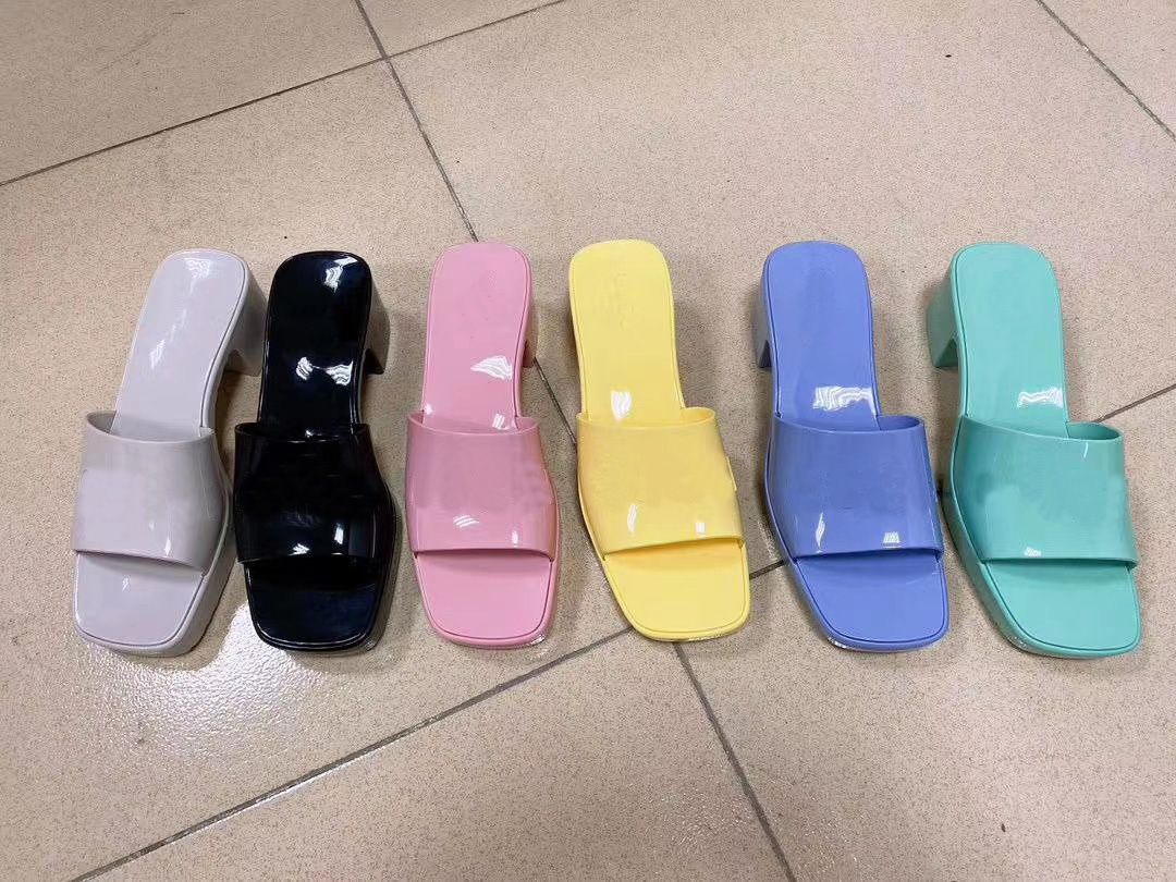 Top Class GULIKI Womens Slippers! Fashion Mirror Multi Color High Heel ...