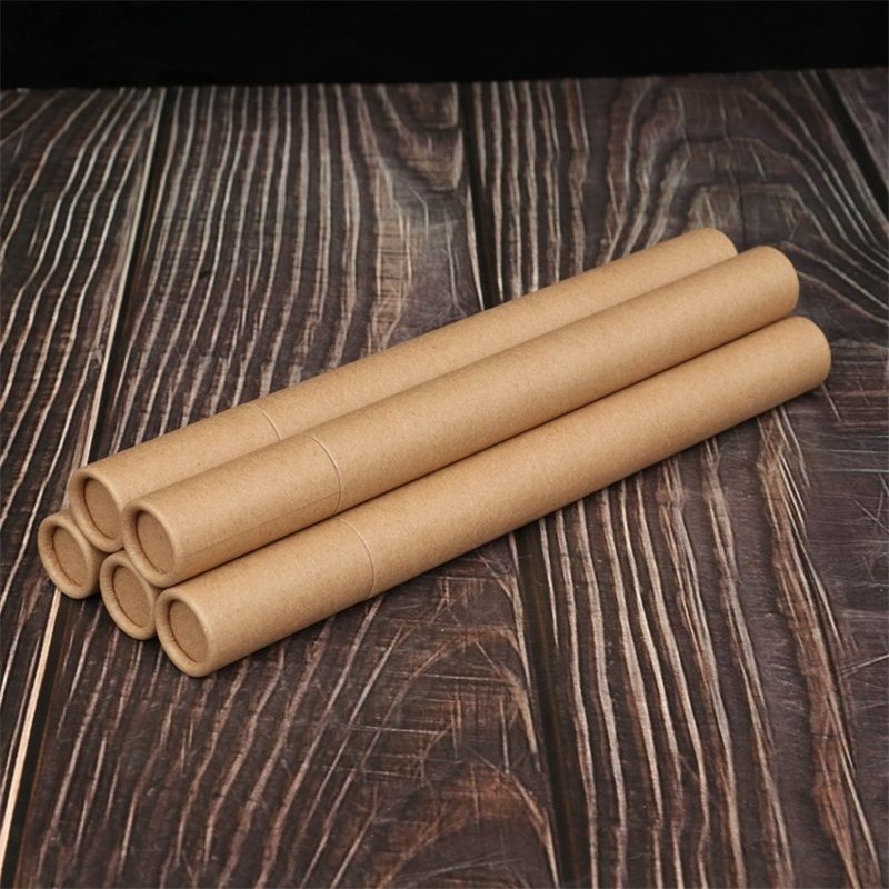Kraft Paper Incense Tube Incense Barrel Storage Box For 10g 20g Joss ...