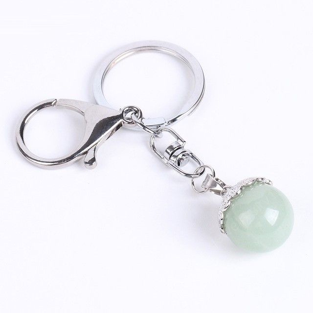 Handcrafted Natural Stone Keychain With Opal From Jewelrysky1388, $2.92 ...