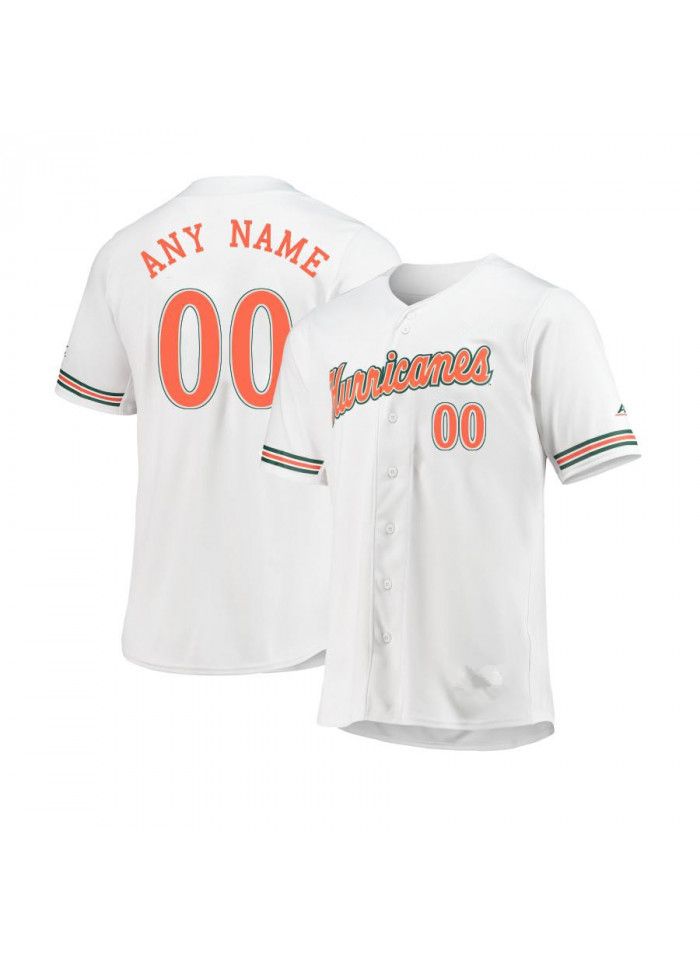 Miami Hurricanes Baseball Jersey 28 Jor Dan Lala 16 Ray Gil 51 Tony ...