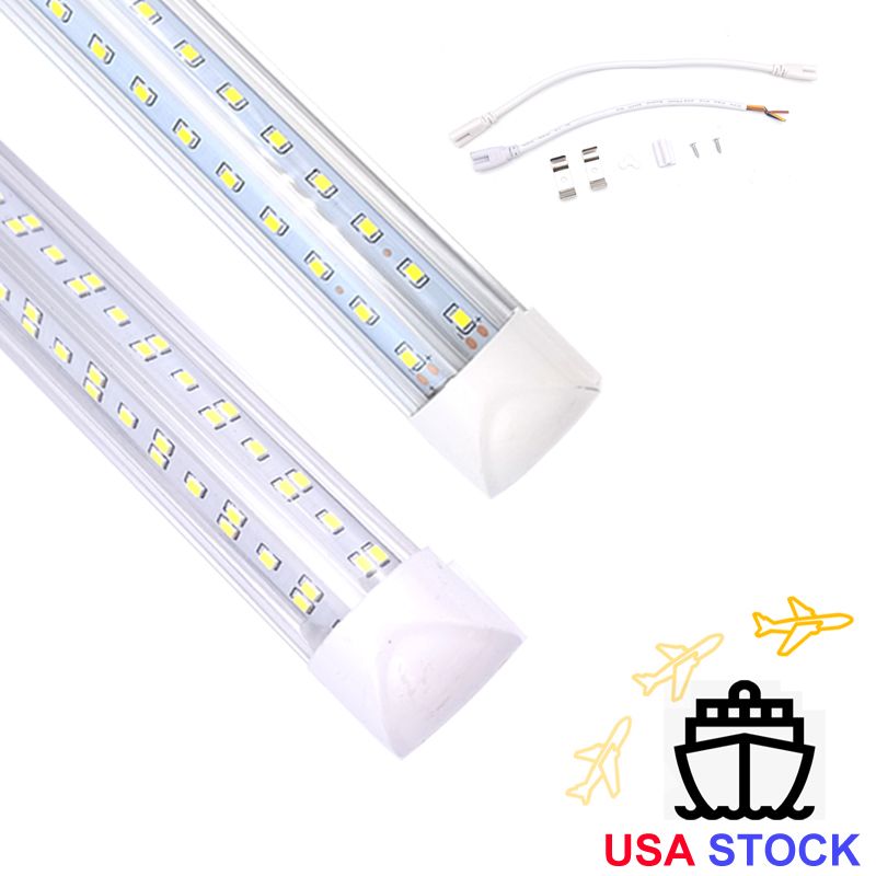 V Shape Tube Lights 4ft 5ft 6ft 8 Ft LED T8 Tube And Ficture Integrated ...