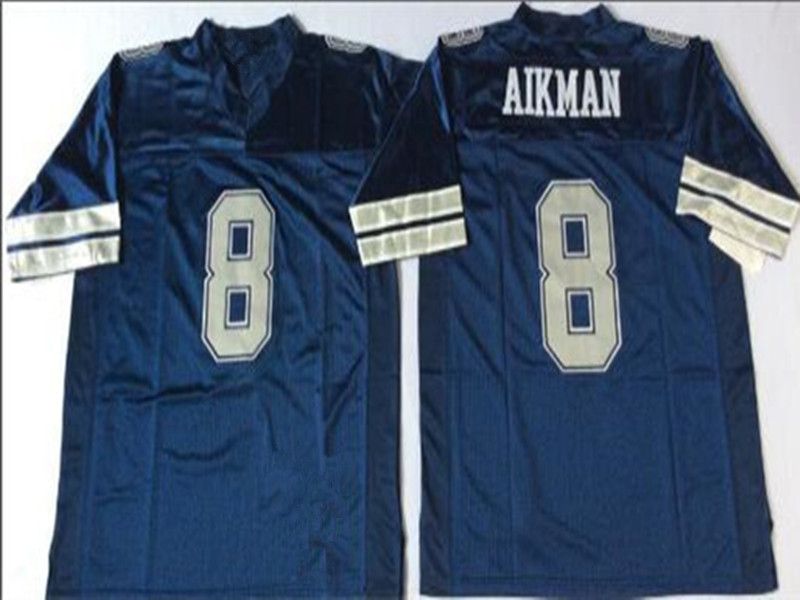 Deion De Futebol Retro De Masculino Troy Aikman Emmitt Smith Tony ...