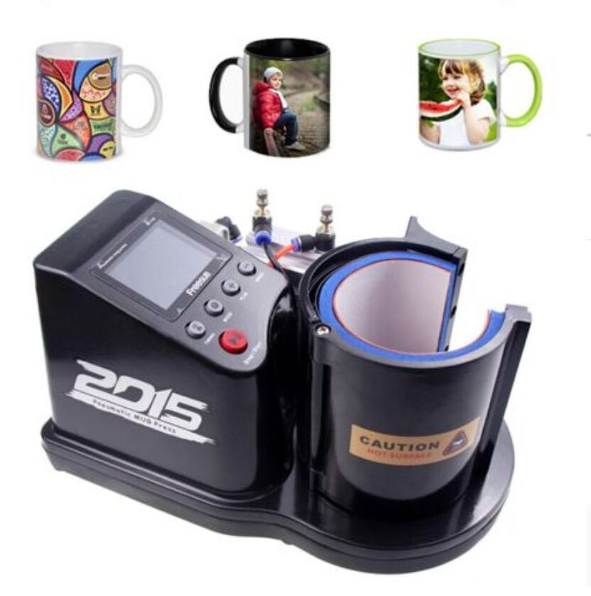 2021 Custom Mug Printer Pneumatic Automatic ST 110 Sublimation Mug Heat ...