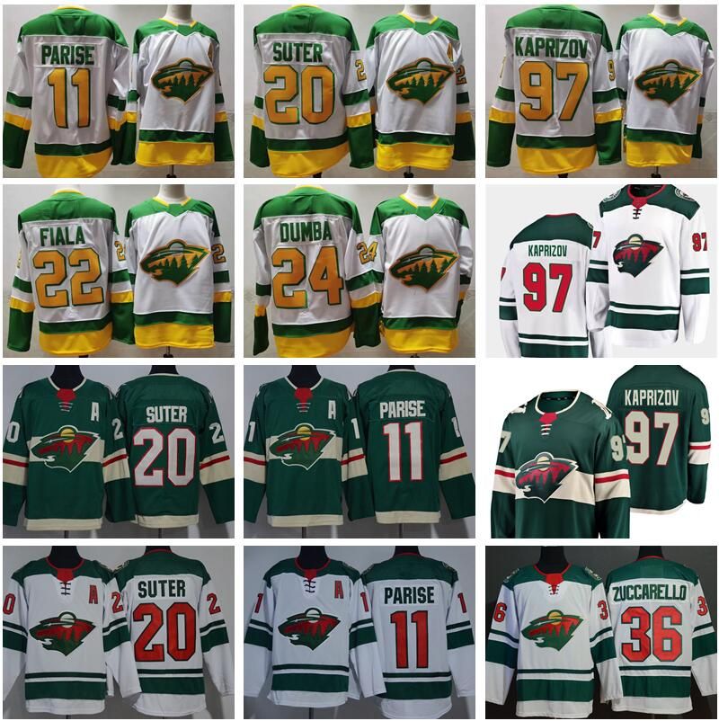 2021 Reverse Retro Hockey Minnesota Wild 97 Kirill Kaprizov Jersey 11 ...