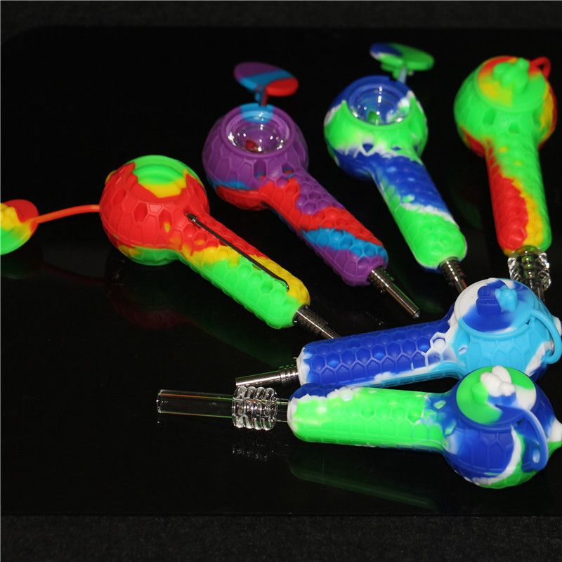 2021 10mm Joint Mini Nectar Collector Kit Micro NC Kits Glass Smoking ...