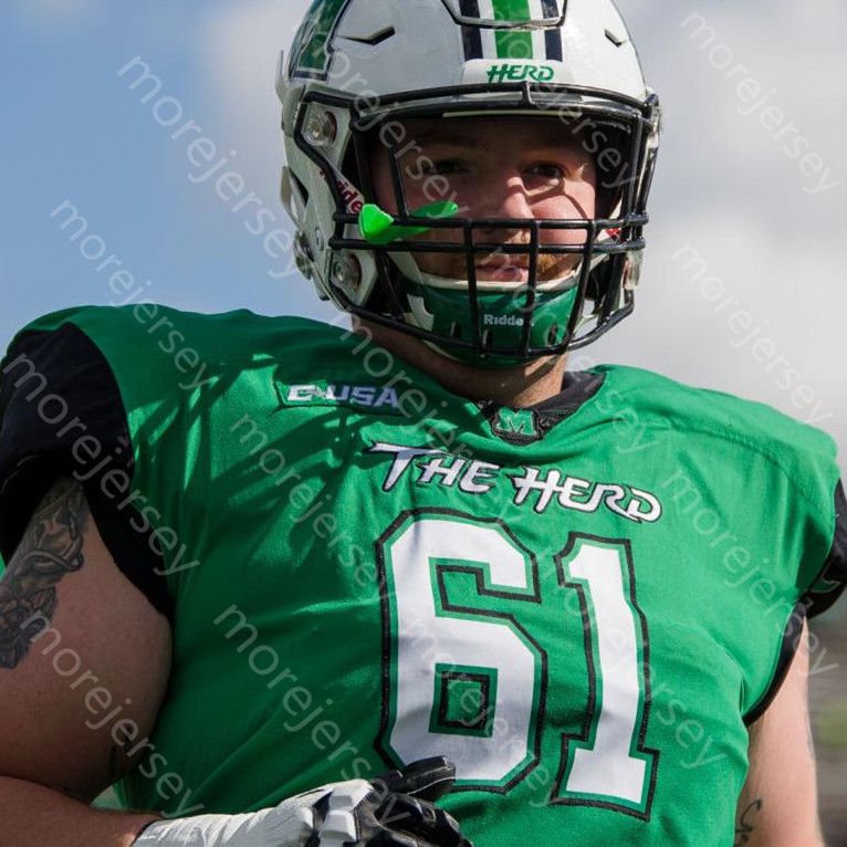 Marshall Thundering Herd Football Jersey NCAA College Randy Moss Wells ...