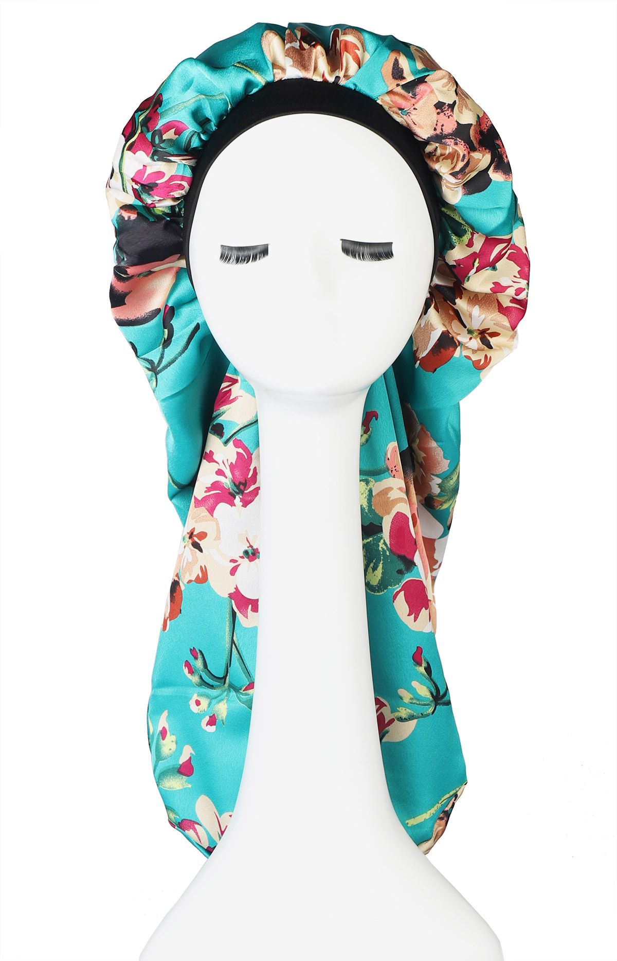 Ishow Extra Long Satin Bonnet Caps For Black Women Sleep Cap Bonnets ...