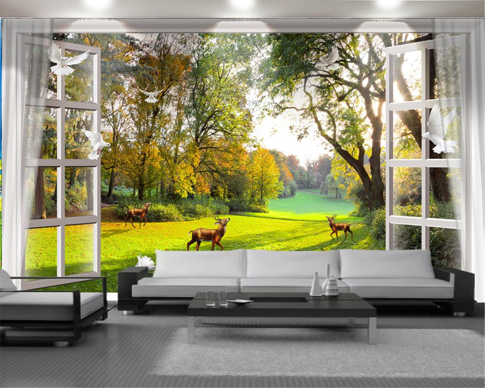 Window Outside Wallpaper