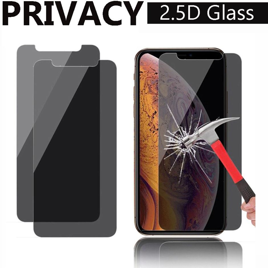 Privacy Anti Peeping Anti Spy 2.5D Tempered Glass Screen Protector For ...