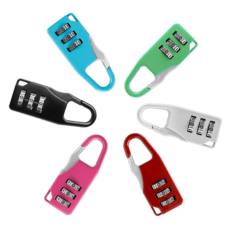 TravelMore 3 Digit Mini Padlock | Backpack, Suitcase, Stationery ...