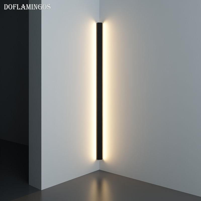 Lâmpada De Parede Canto Moderno LED Minimalista Light Light Fixture ...