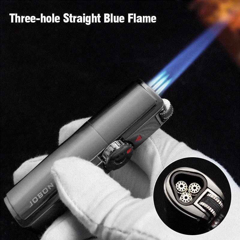 2020 Multi Function Butane Gas Lighter With Cigar Cutter Windproof ...