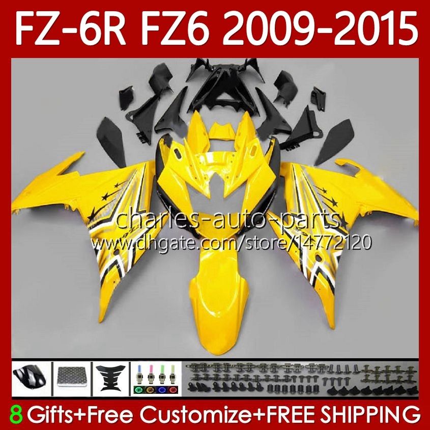MOTO Body For YAMAHA FZ6 FZ 6 R N 600 6R 6N FZ 6N 09 15 Bodywork 103No ...