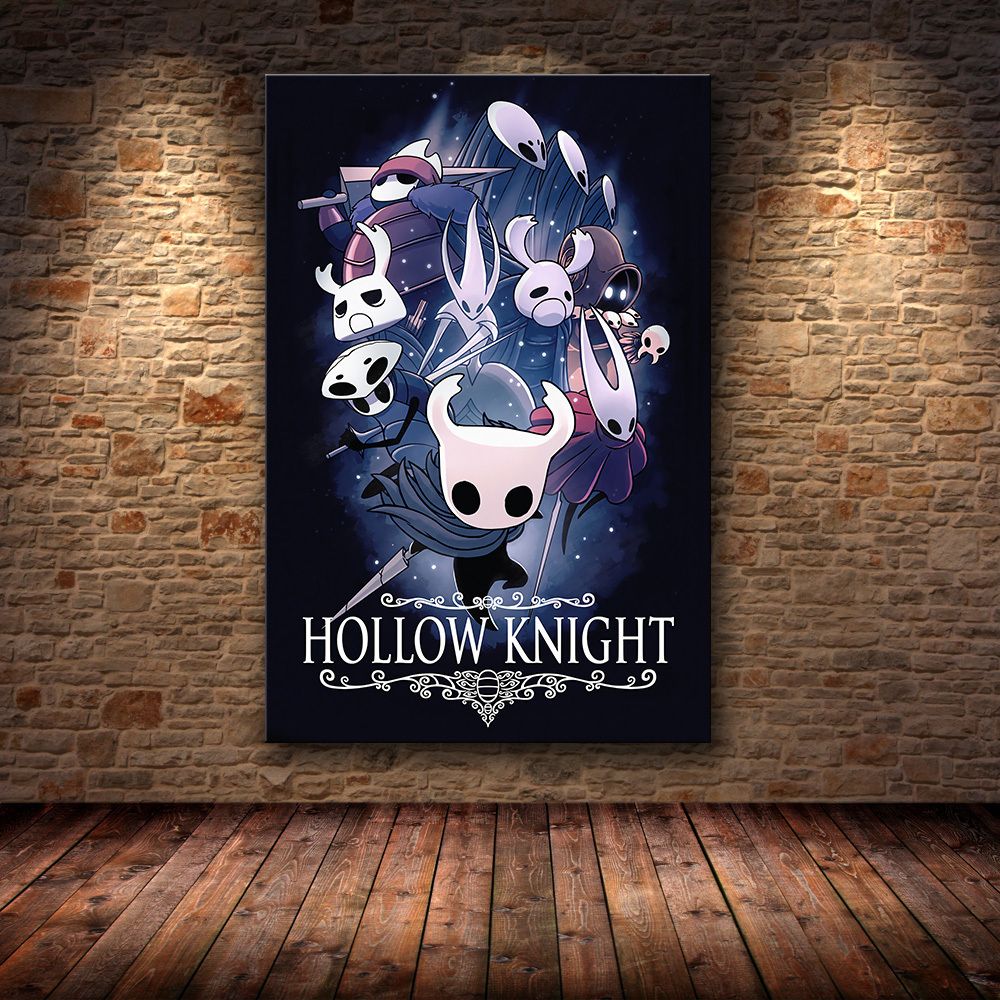 ₩12,511에서 Hollow Knight Map The Game Poster Decoration On HD Canvas ...
