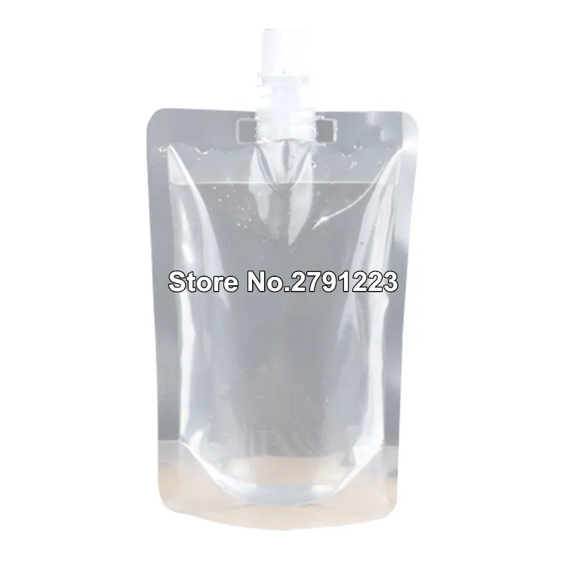 100 Pack, Stand Up Pochette De Boisson En Plastique Boisson Poche Pour ...