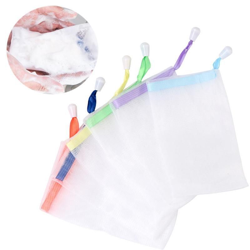 2021 Soap Bag Foam Mesh Soaped Glove For Foaming Cleaning Bath Soap Net ...