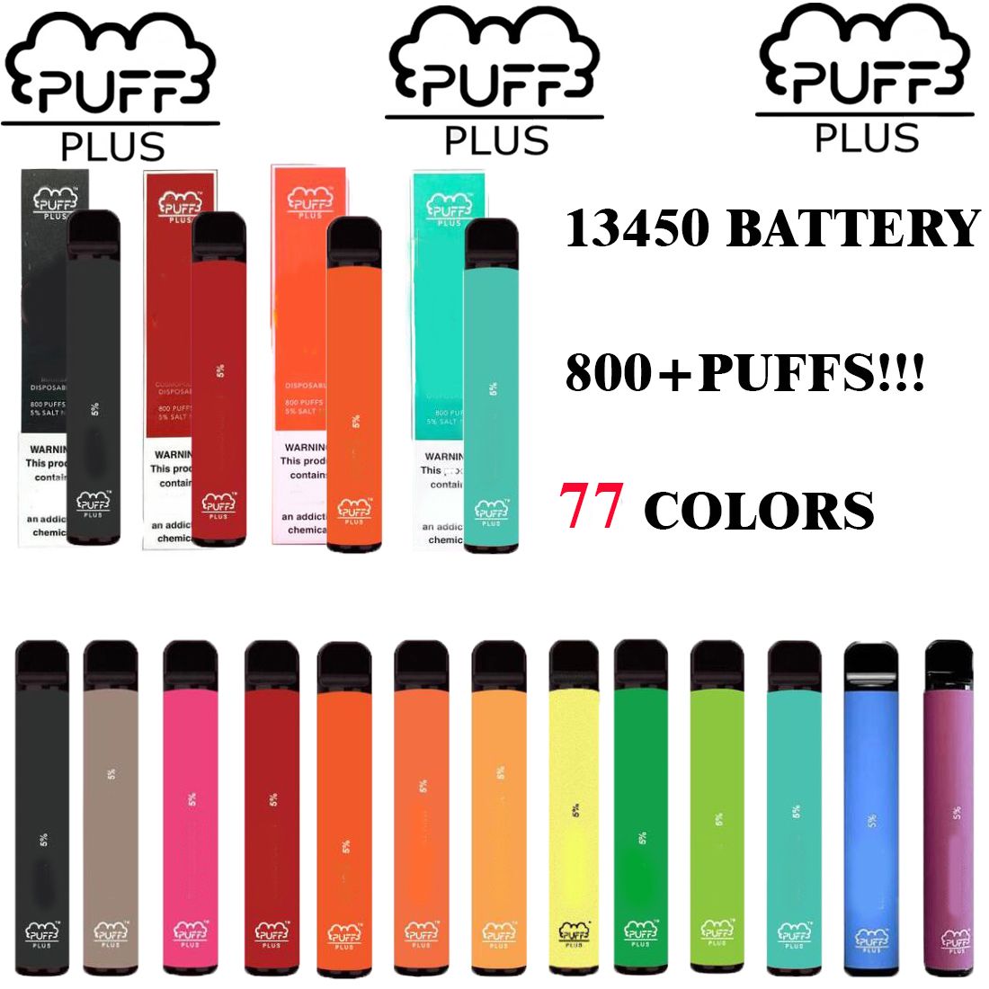 Puff Plus Disposable Vape 800 Puffs 550mah Disposable Device Requires