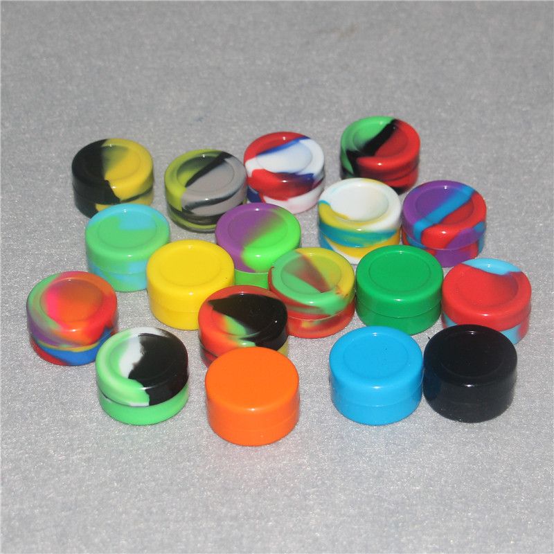 DHL Free Boxes Silicone Container Jars Concentrate 22ML 7ML 5ML 2ML ...