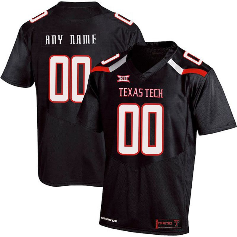 Custom TTU Texas Tech Football Jersey Zach Thomos Maverick McIvor Alex ...