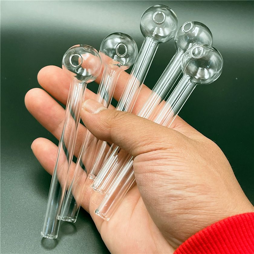 10CM 12CM 6CM heavy duty Pyrex Glass Oil Burner Pipe Burning jumbo ...