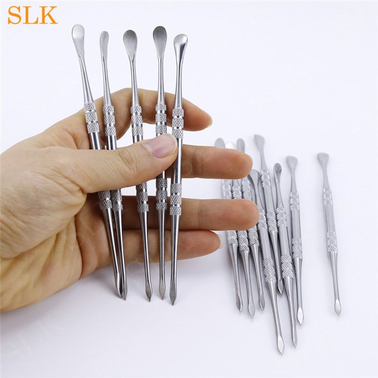 2021 Wholesale Silver Wax Dabber Tool Stainless Steel Wax Oil Rigs Dabs ...