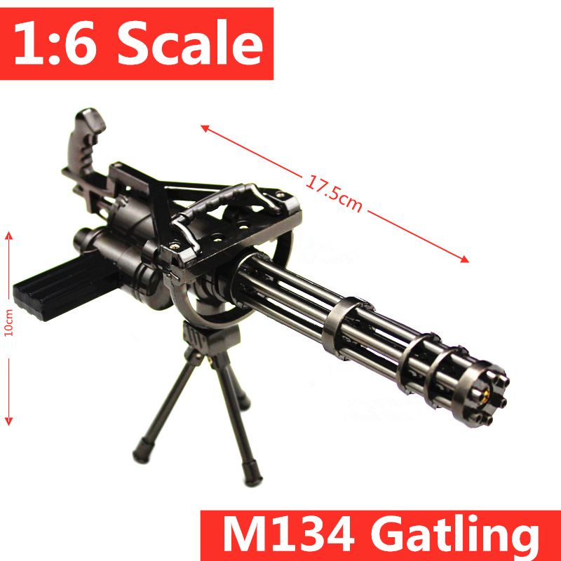 Gatling Gun In Action