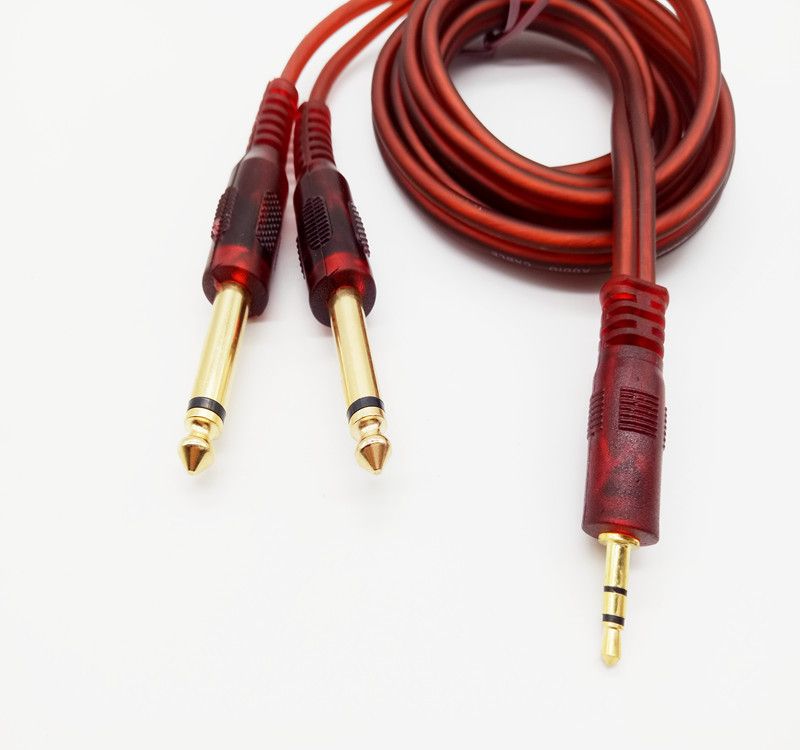 2021 Jack Cable 3.5mm To Double 6.35mm Aux Cable 2mono 6.5 Jack To 3.5 ...