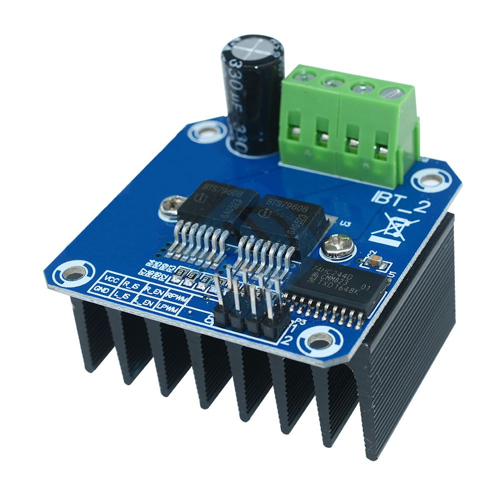 Arduino BTS7960 43A 40A High Power DC Motor Driver & Smart Current Sensor Drive Sumo Robot Motor ...