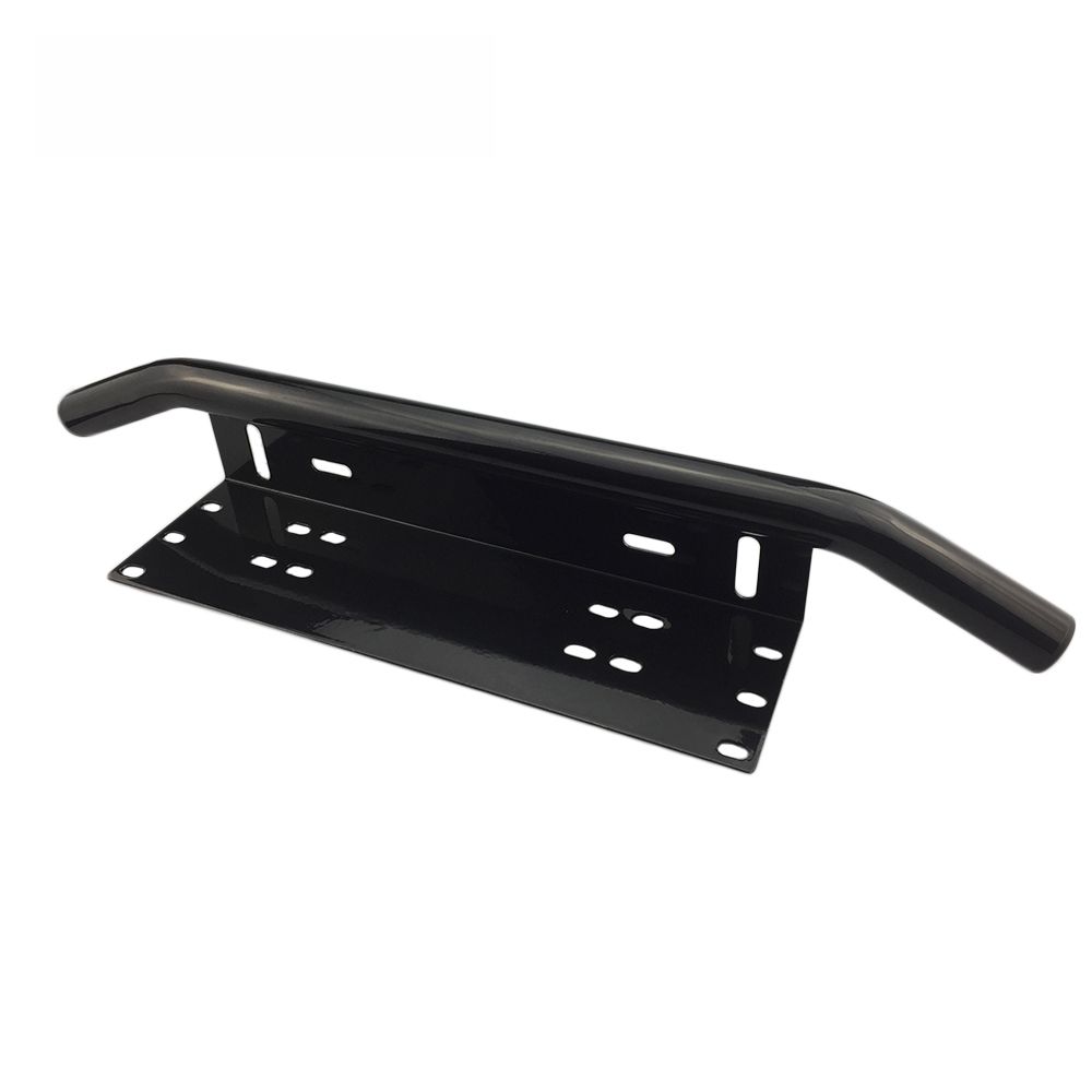 Universal Bull Bar Front Bumper License Plate Log Light Mount Bracket ...
