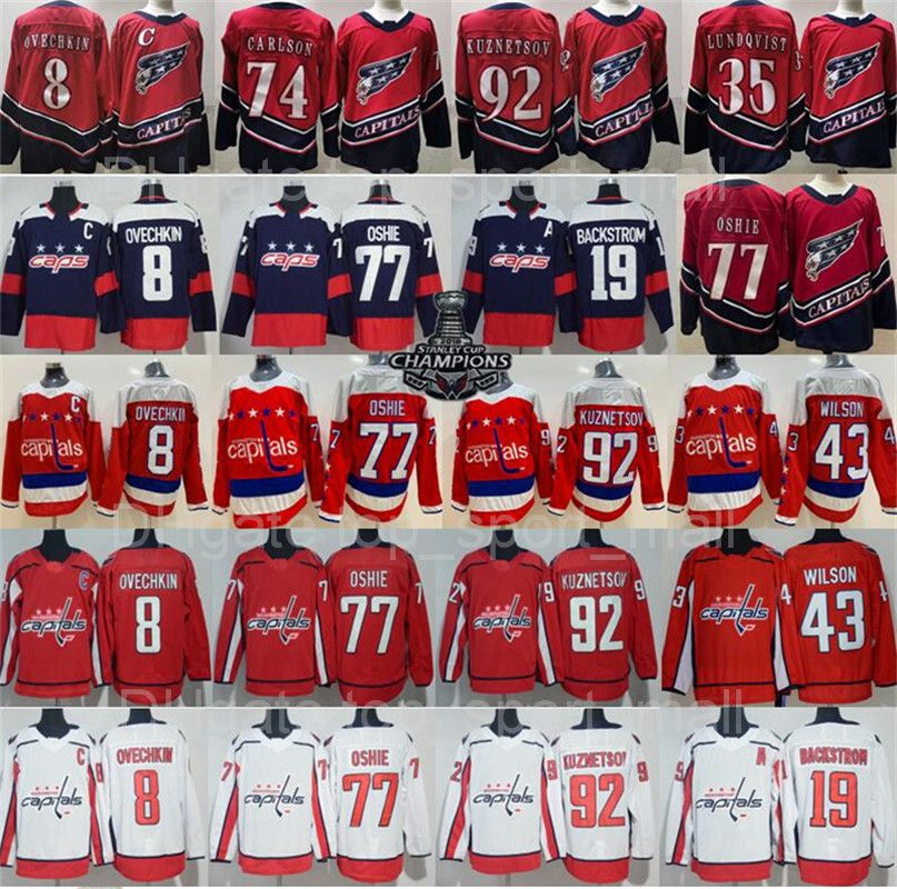 2020 Reverse Retro Washington Capitals Alexander Alex Ovechkin Jersey ...