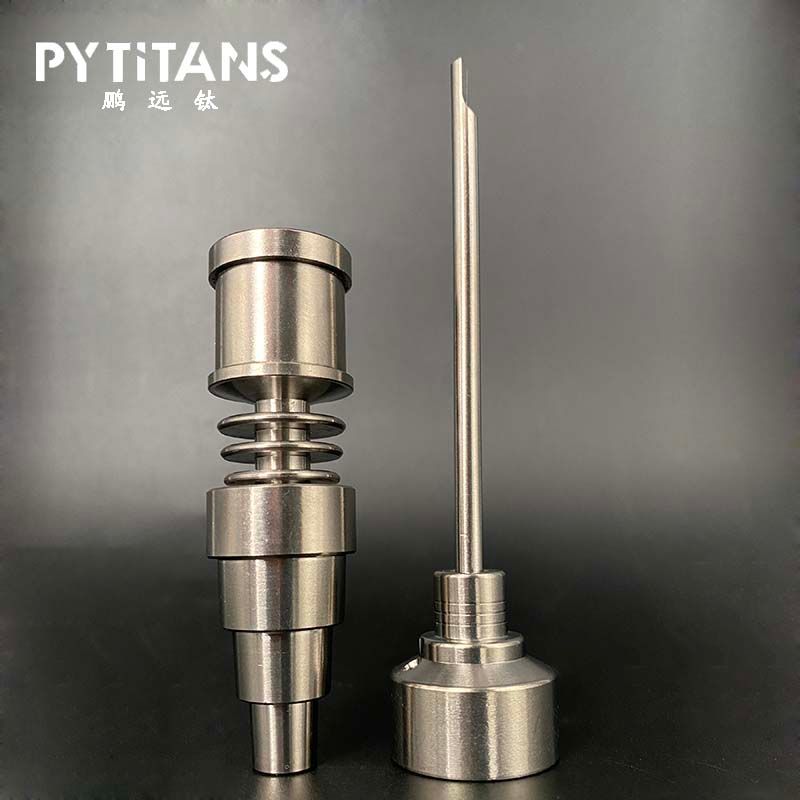 EZ Dabber 6 In 1 Titanium Nail Set Adjustable, Domeless, For E Nails ...