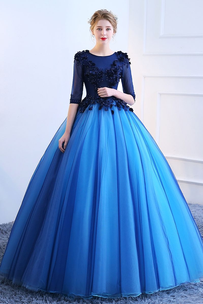 Medieval Princess Dress Blue