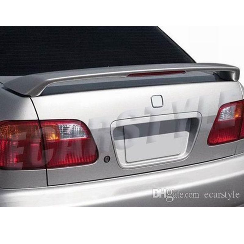 For 96-00 Honda Civic EK Sedan ABS Plastic MUGEN Style Rear Trunk Wing ...