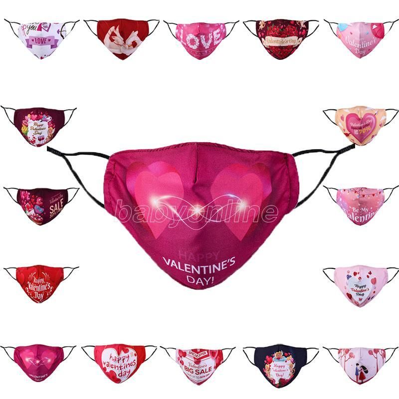 Valentines Day Designers Romantic Face Masks Adult Couple Happy ...