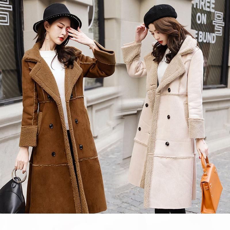 Giacca Lunga In Pelle Scamosciata Invernale DONNA DOPPIO, 42% OFF