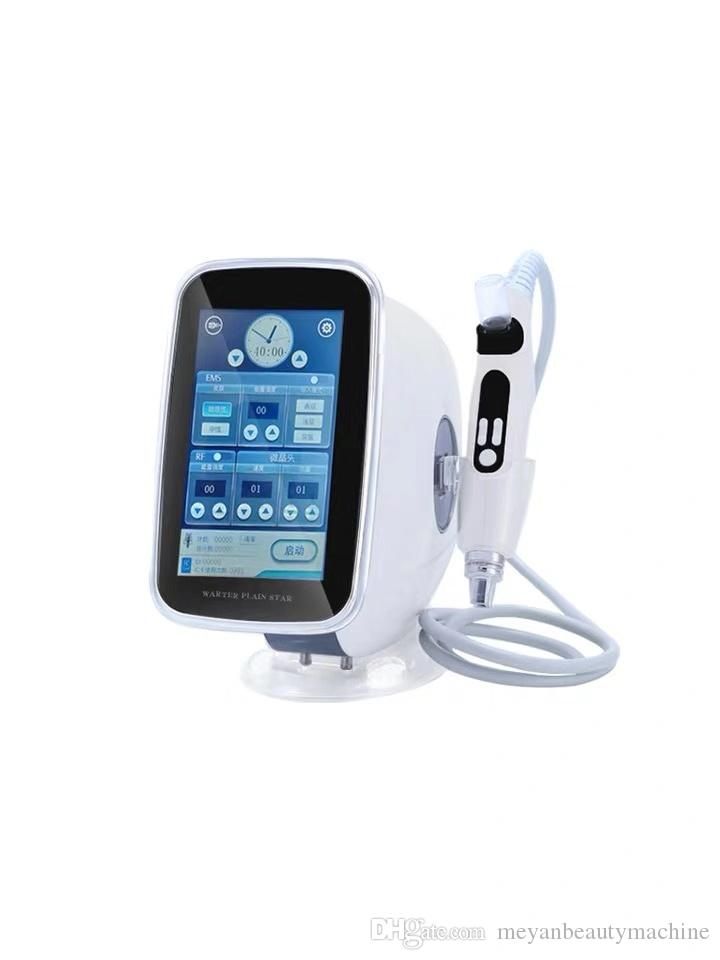 Skin Care EMS Microneedle RF Machine No Needle Mesotherapy Gun Injector ...