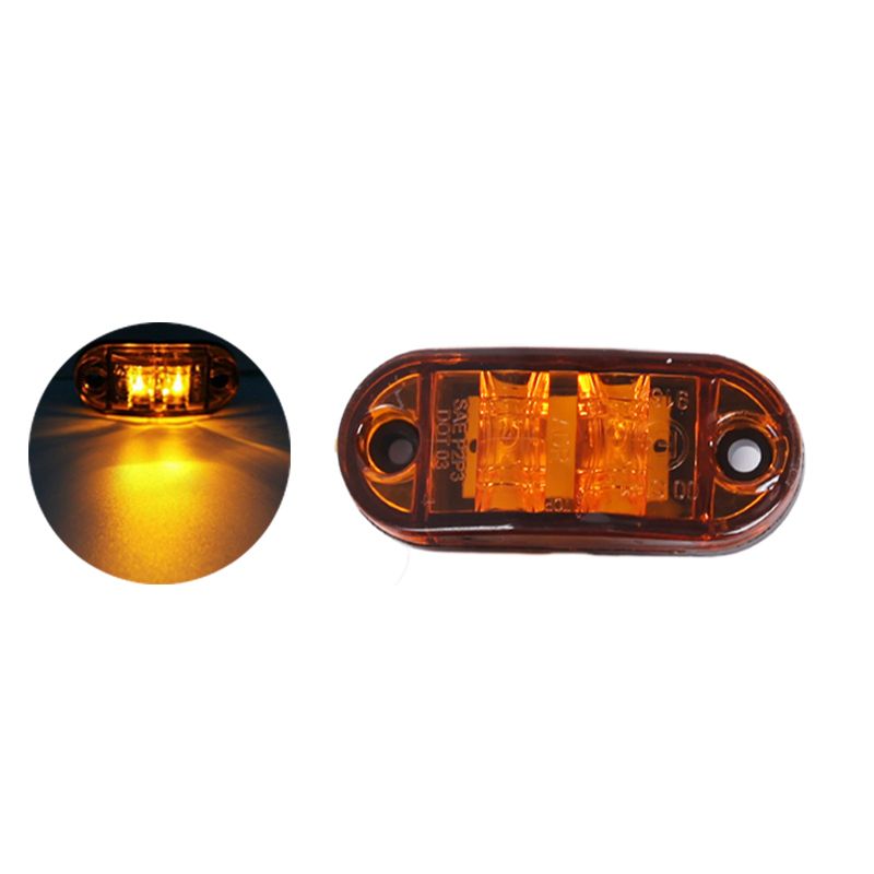 2 LED Truck Side Light Yellow Red White Side Width Lamp Car Truck ...