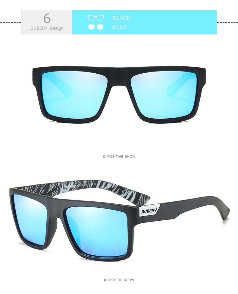 Vintage Designer Polarized Blue Blocker Sunglasses For Men High Quality ...