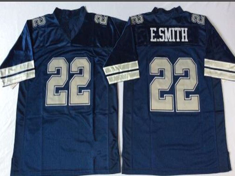 Deion De Futebol Retro De Masculino Troy Aikman Emmitt Smith Tony ...