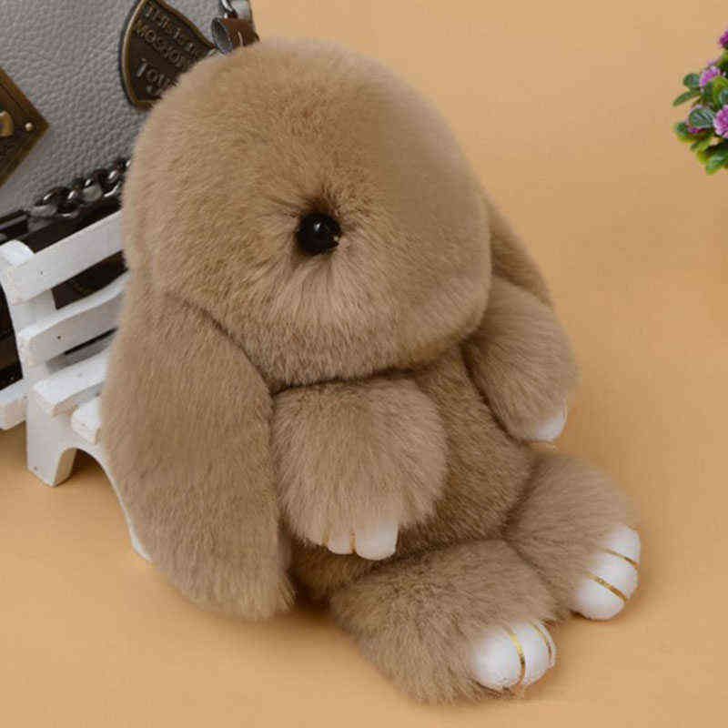 HOT Kawaii Cute Real Life Rabbit Animal Fur Doll Plush Toy Kids ...
