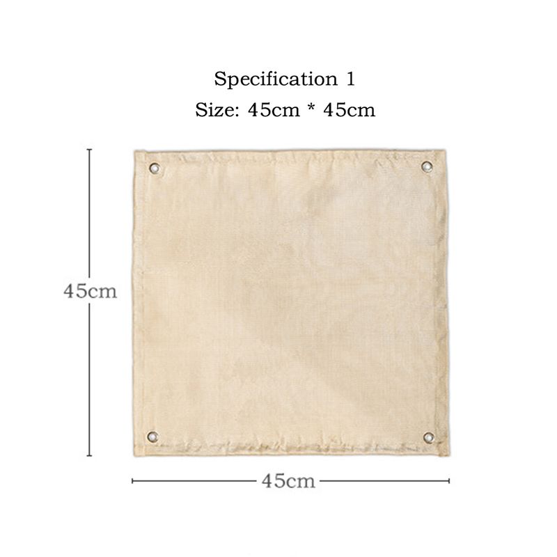 Barbecue Fire Blanket Camping Proof Cloth Pit Mat Picnic BBQ Pad High ...