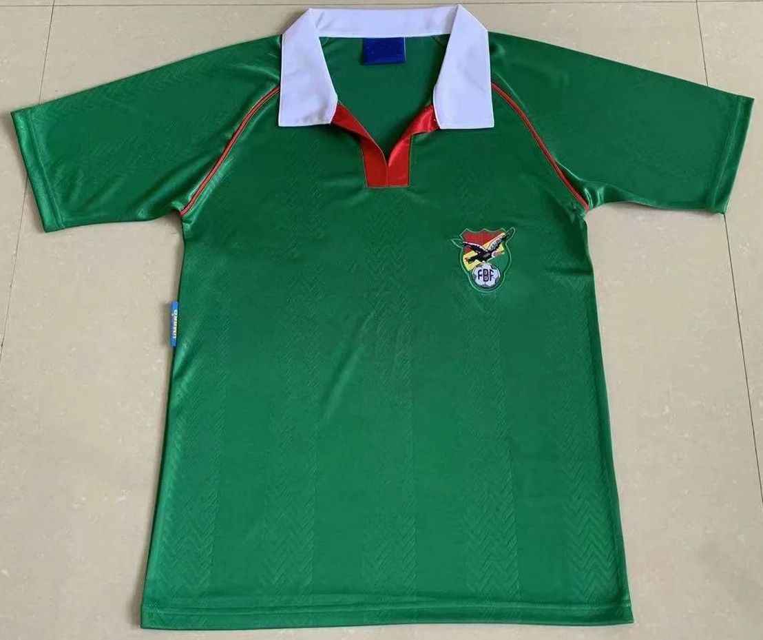 1993 1994 1995 BOLIVIA Retro Version Soccer Jerseys 93 94 95 Maillots ...