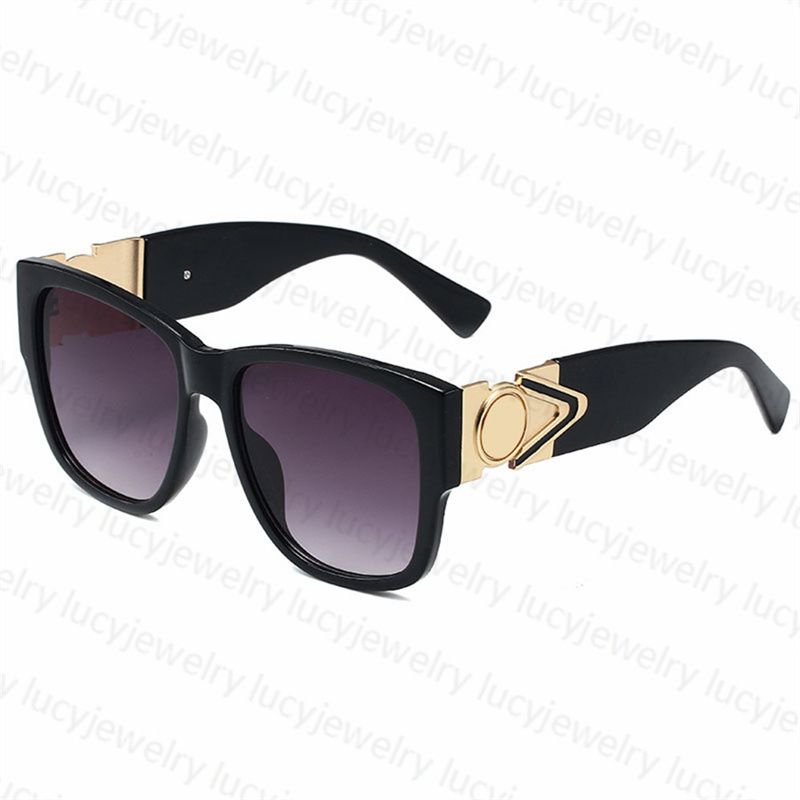 Designer Black And Gold Sunglasses For Men And Women Summer Adumbral ...