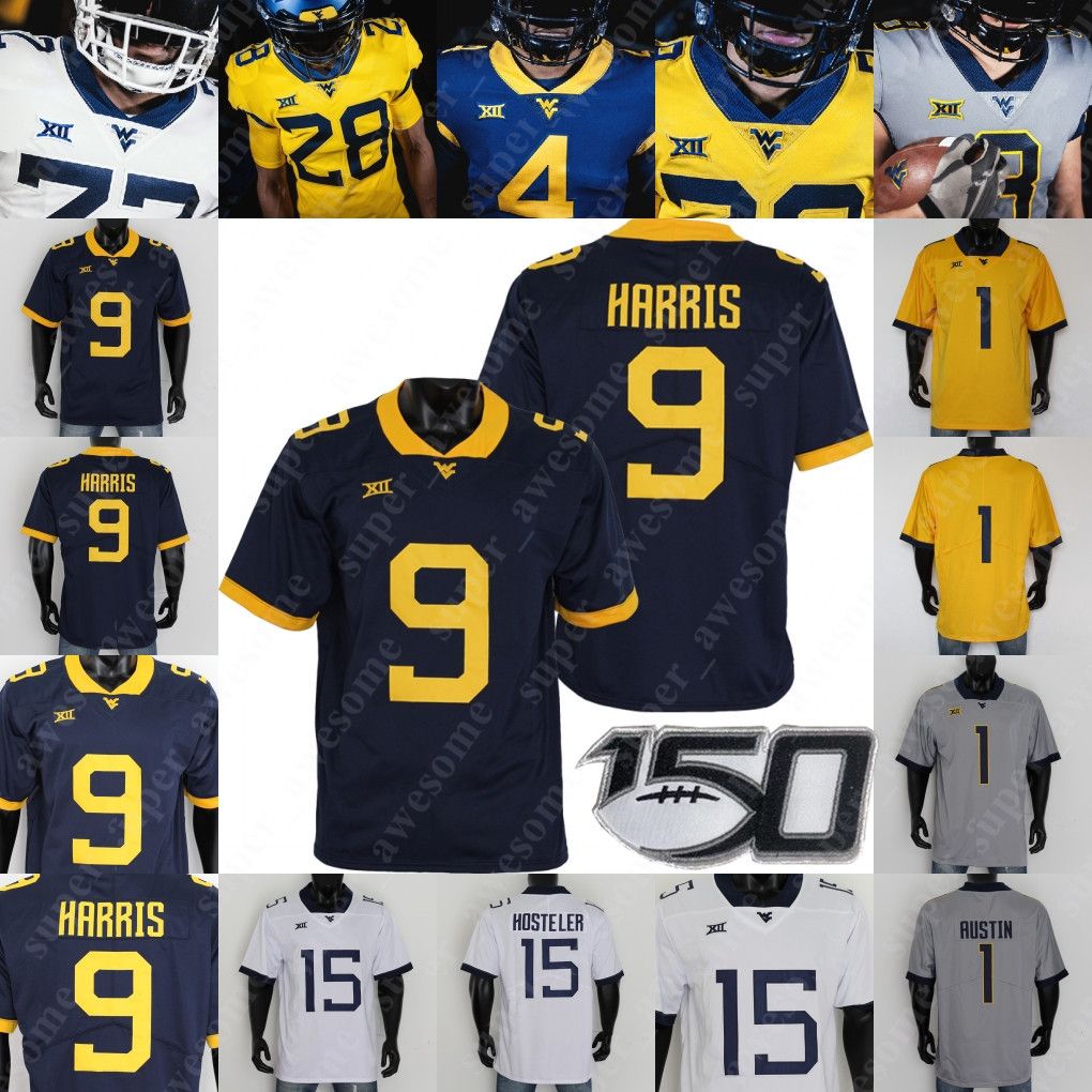 Wholesale Stylish And Cheap Best Use West Virginia WVU Football Jersey ...