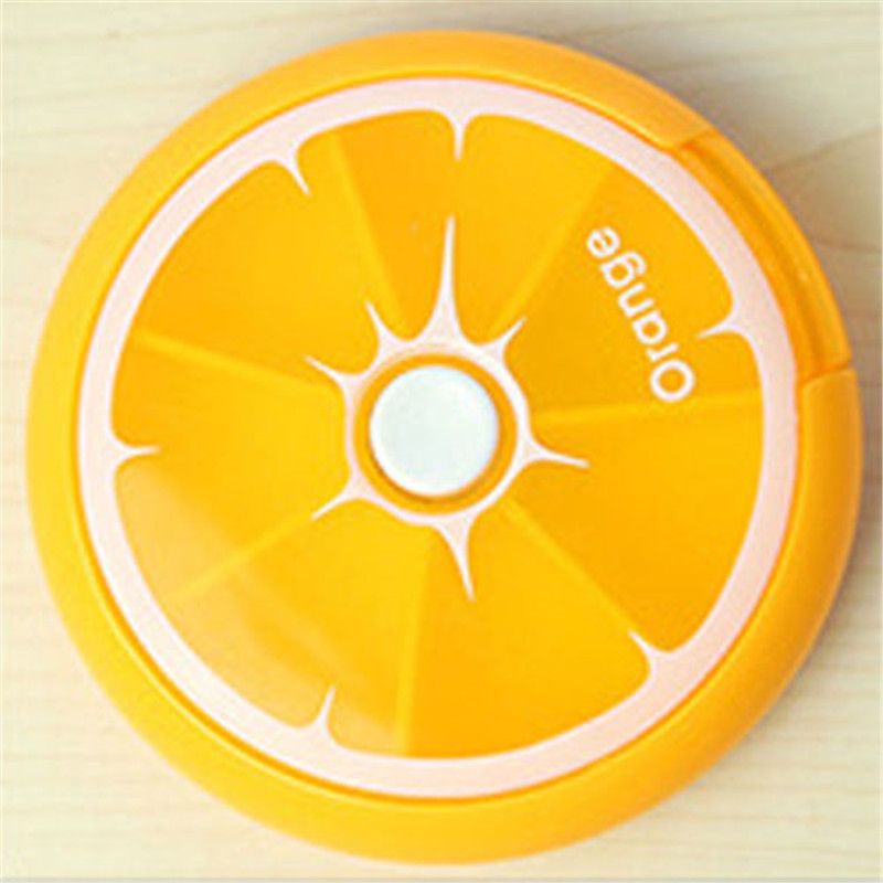 Pill Box Fruit Shaped Vitamin 7 Day Weekly Medicine Pillbox Tablet ...