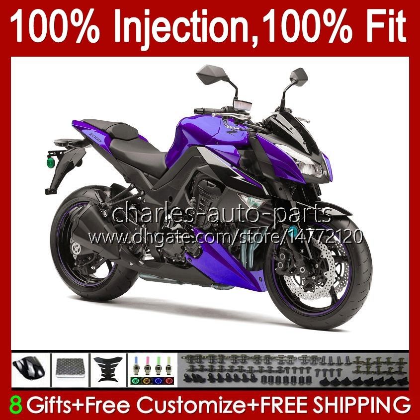 Purple Kawasaki Ninja