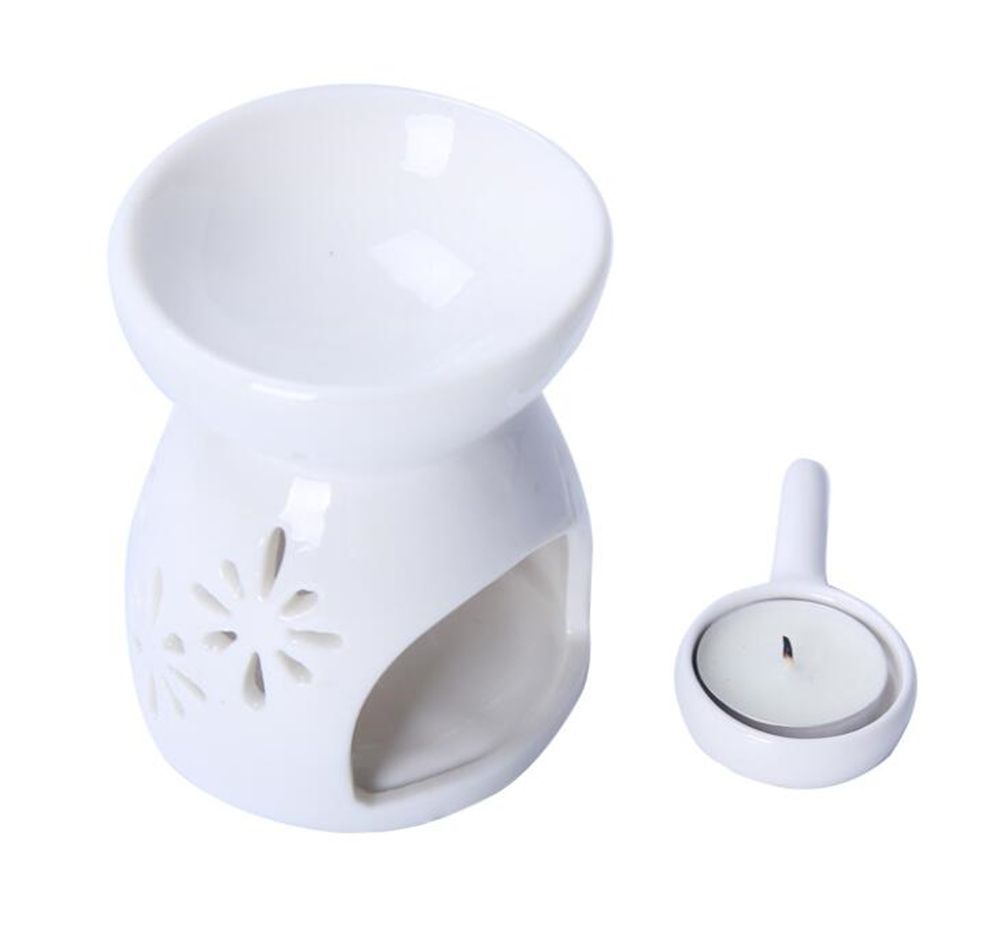 Ceramic Oil Burners Wax Melt Holders Aromatherapy Essential Aroma Lamp ...